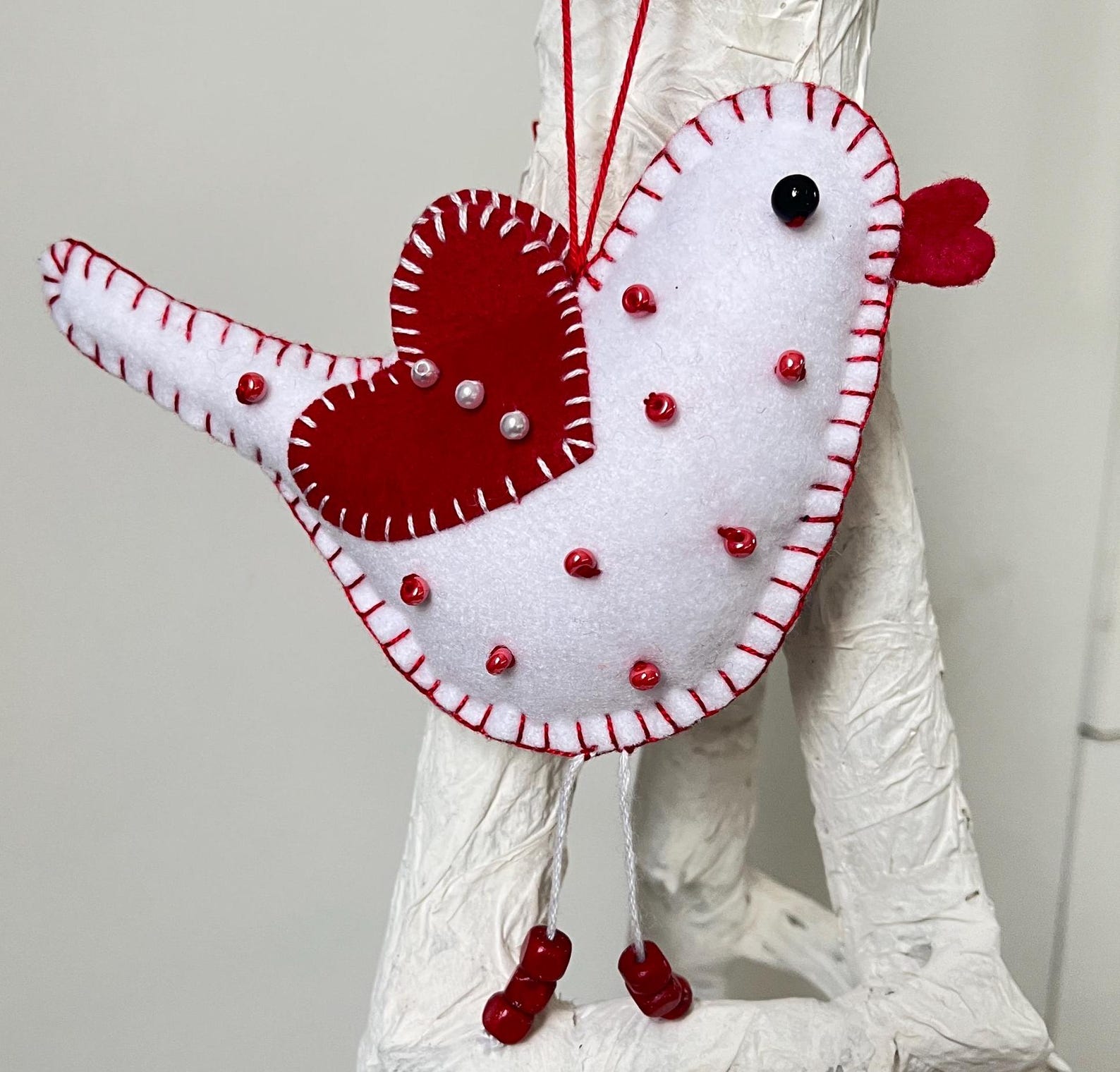 Felt Bird Sewing Pattern, Felt PDF Tutorial. Make Your Own Felt Bird ...