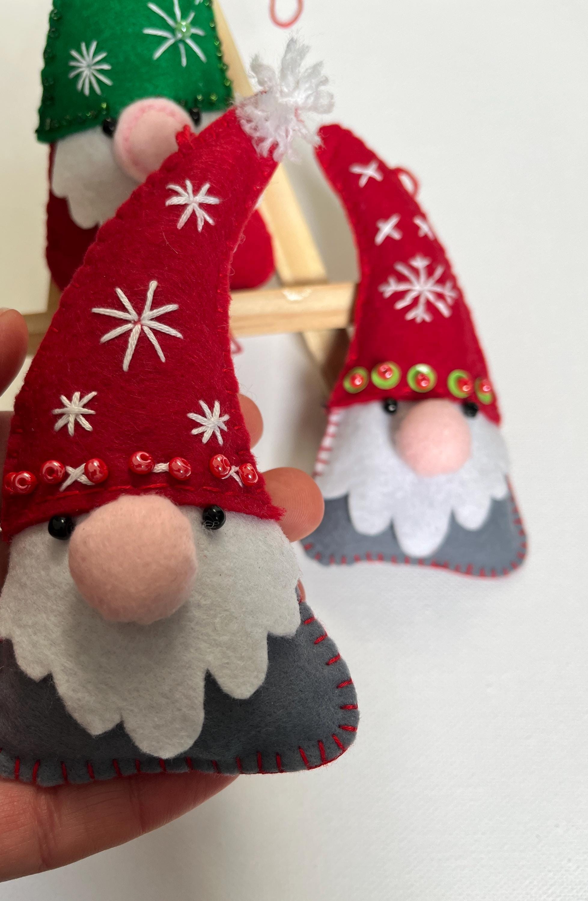 Felt Gnome Sewing Pattern, Felt PDF Tutorial. Make Your Own Felt Gnome ...