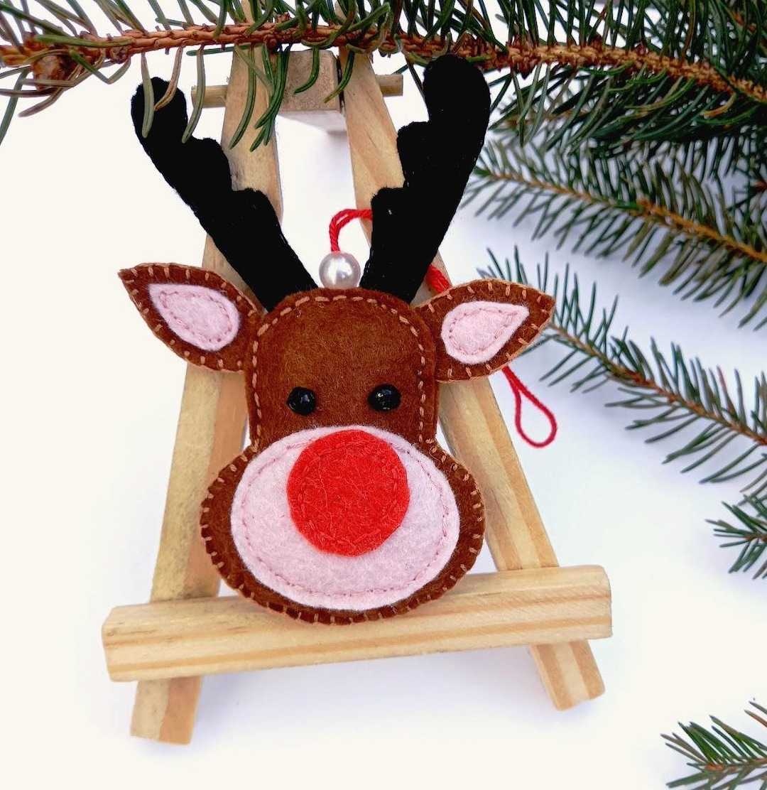 Felt Deer Sewing Pattern, Felt PDF Tutorial. Make Your Own Felt Deer ...