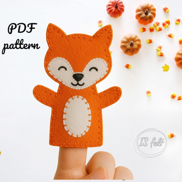 Fox Finger Puppet - Etsy