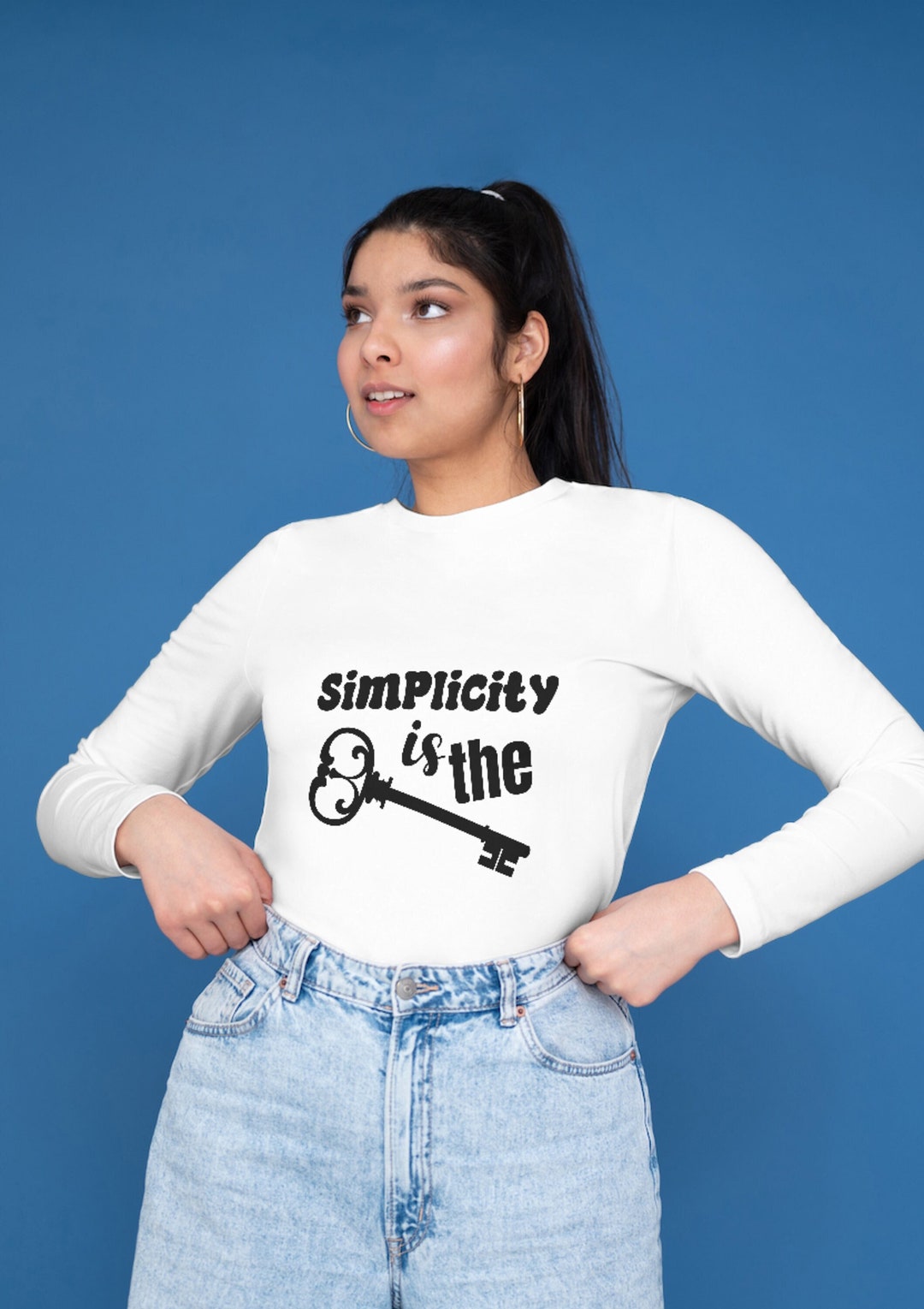 Simple SVG File Digital Simplicity is the Key SVG Good - Etsy