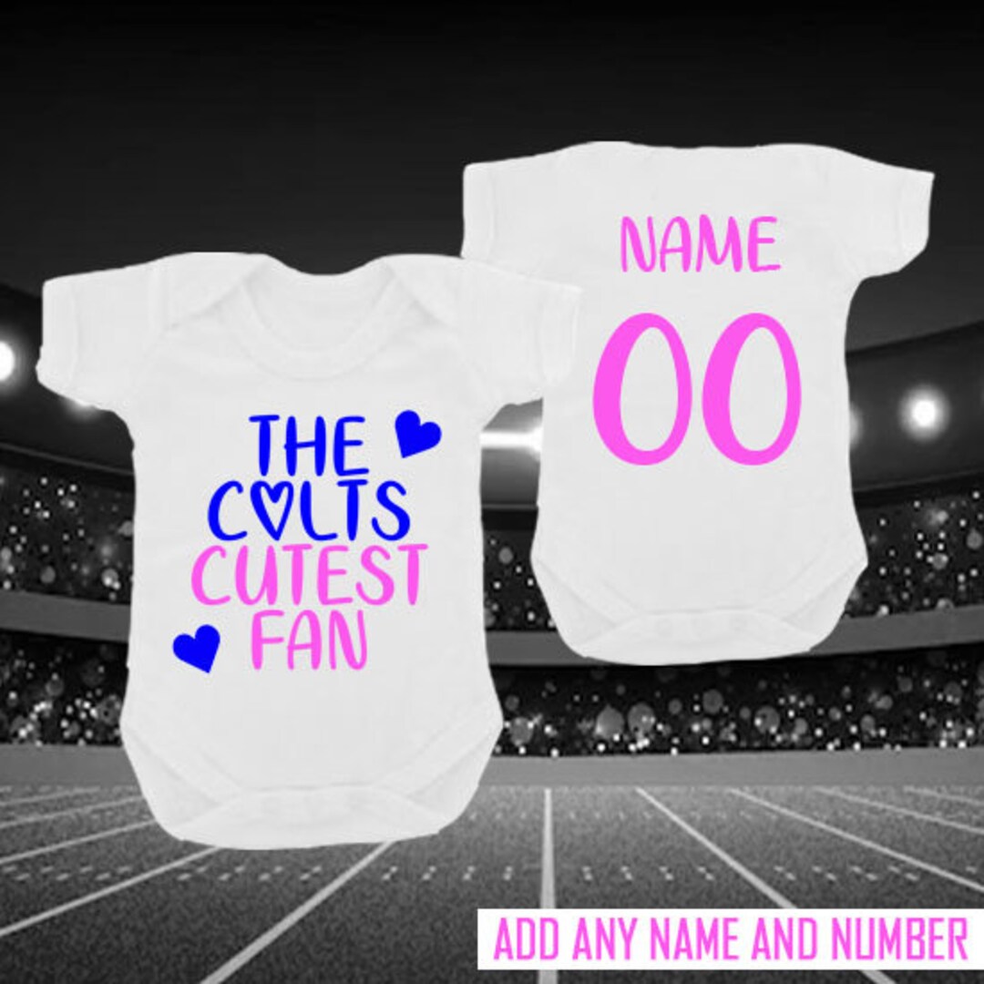 Cutest Fan American Football Personalised Bodysuit - Etsy