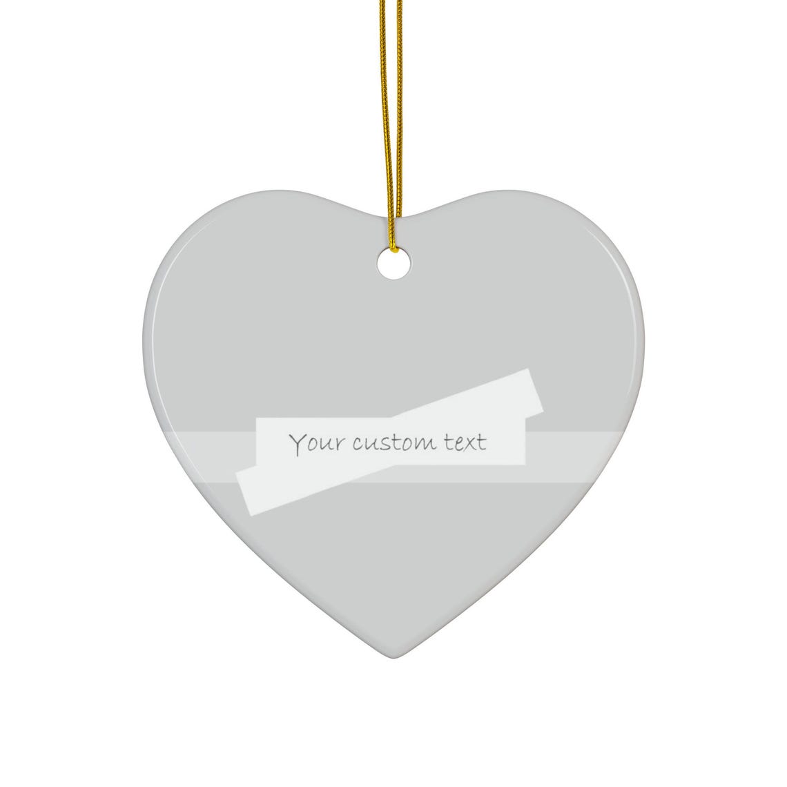 Personalized Heart Keepsake Personal Ceramic Heart Mental Health Gift ...