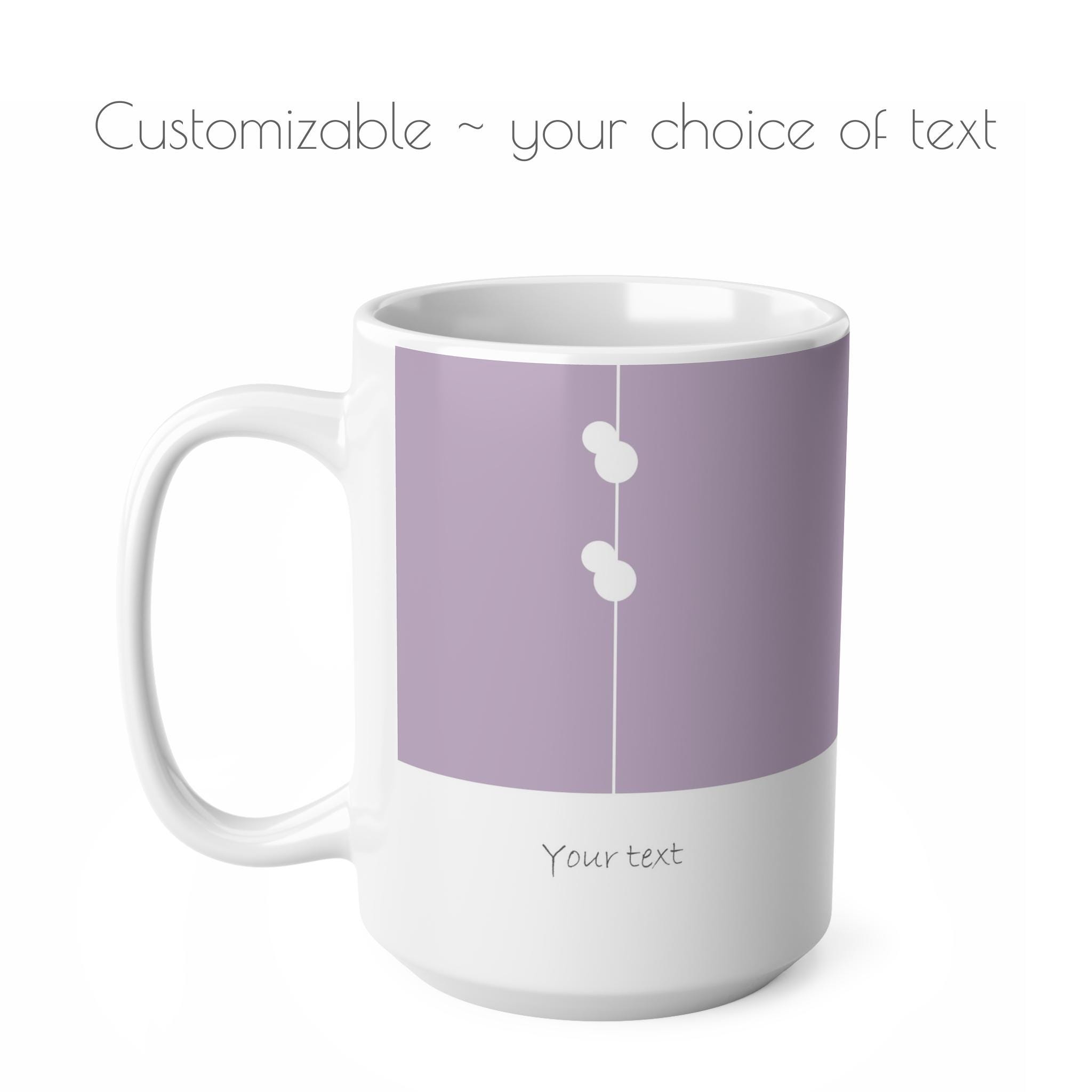 Personalised Bespoke Unique Purple Mug Gift | Customised Coffee Tea Mug ...