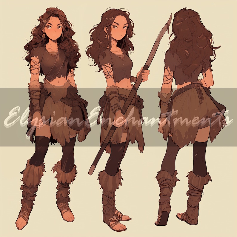 Adoptable Packs PACK OF 4 Neanderthal Primitive Stone Age Caveman Girl ...