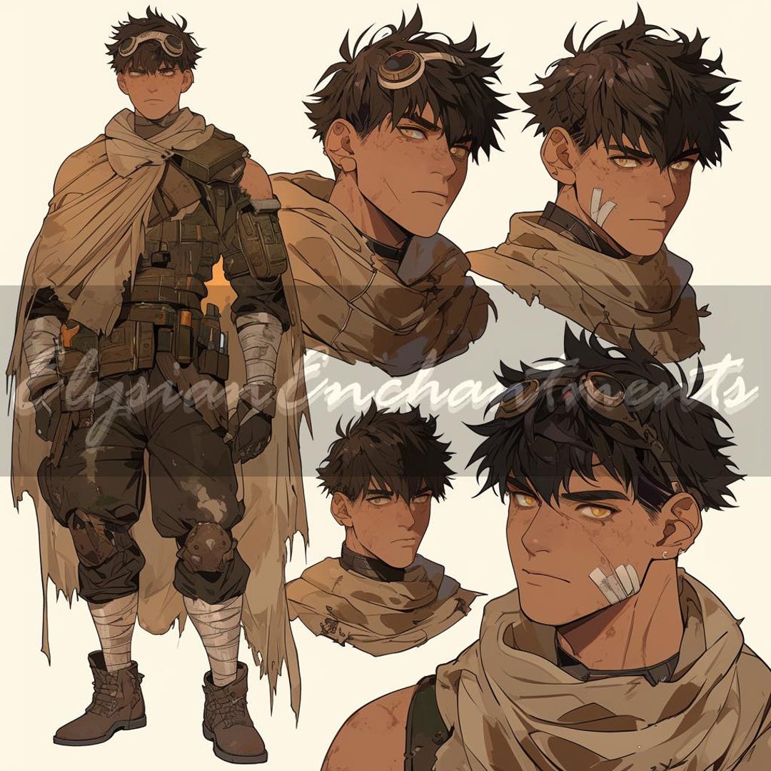 Adoptable - "reynolds" - Apocalyptic Wasteland Wanderer Male Design ...