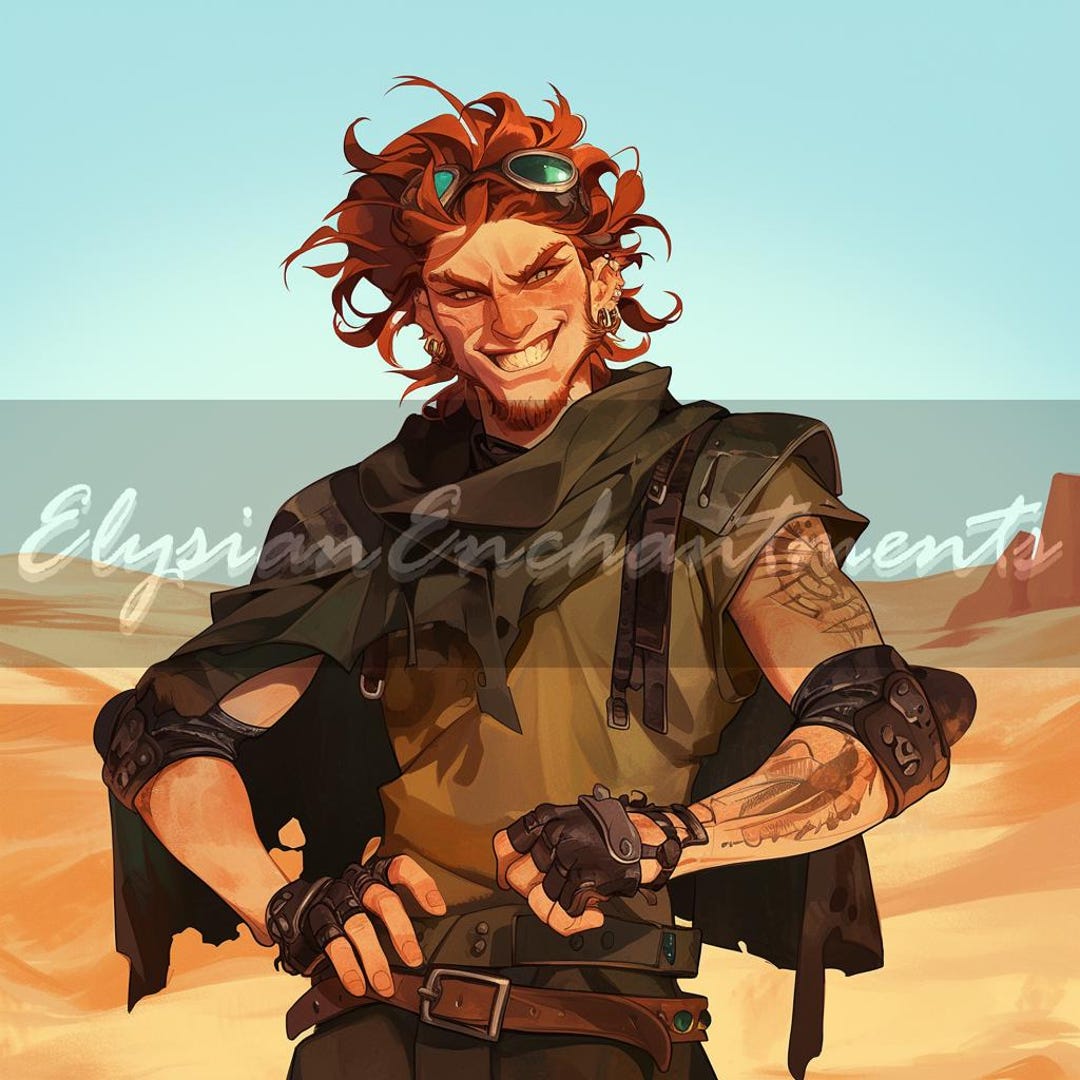 Adoptable - "ralf" - Apocalyptic Wasteland Wanderer Male Design, Unique ...