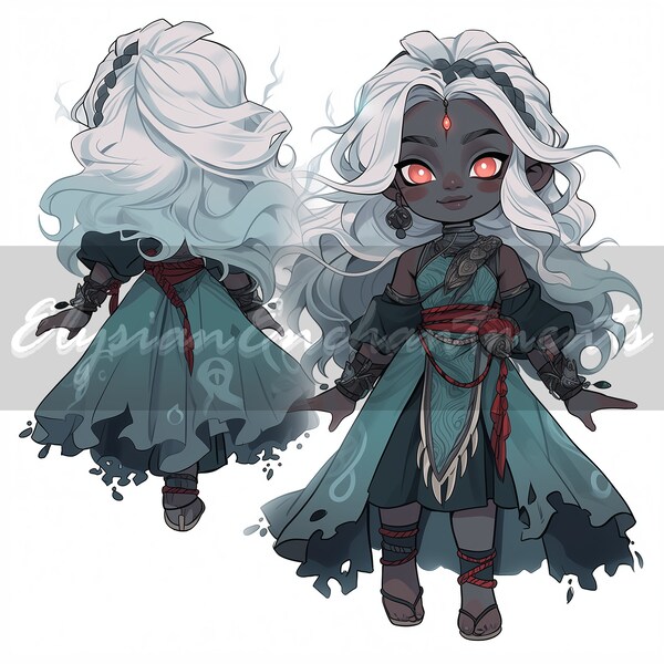 Dnd Character Dark Elf Sheet - Etsy