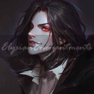 Male Vampire Portraits Adoptables Batch - Reference Sheets, Character ...