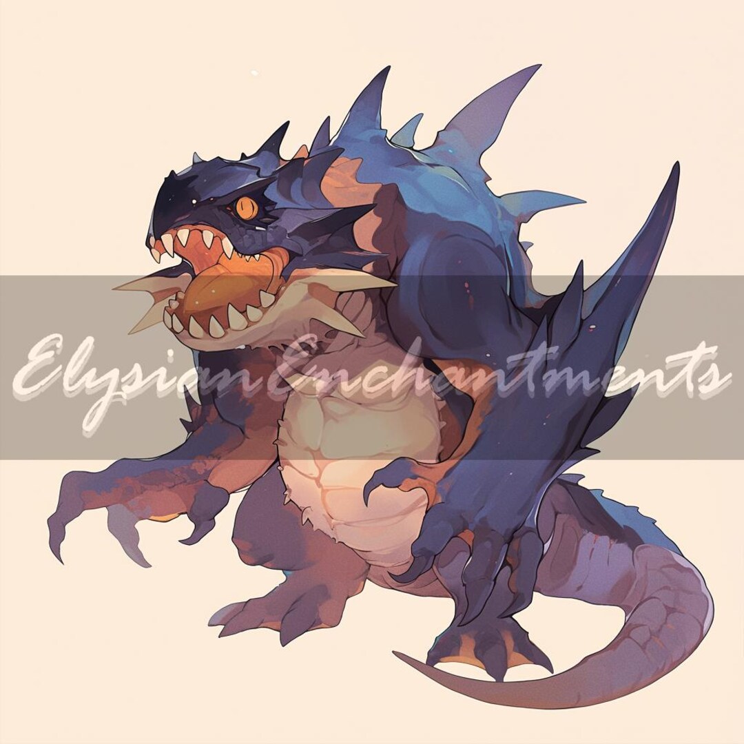 Adoptable mug Reptilian Dragon Gruesome Ugly Little Monster Cryptid ...