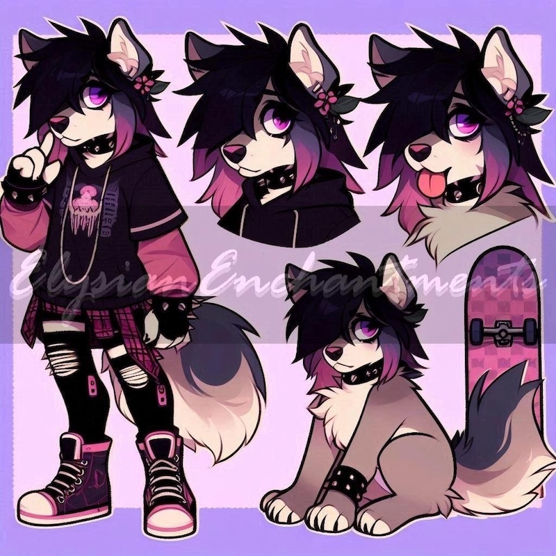Furry Adopt Punk - Etsy