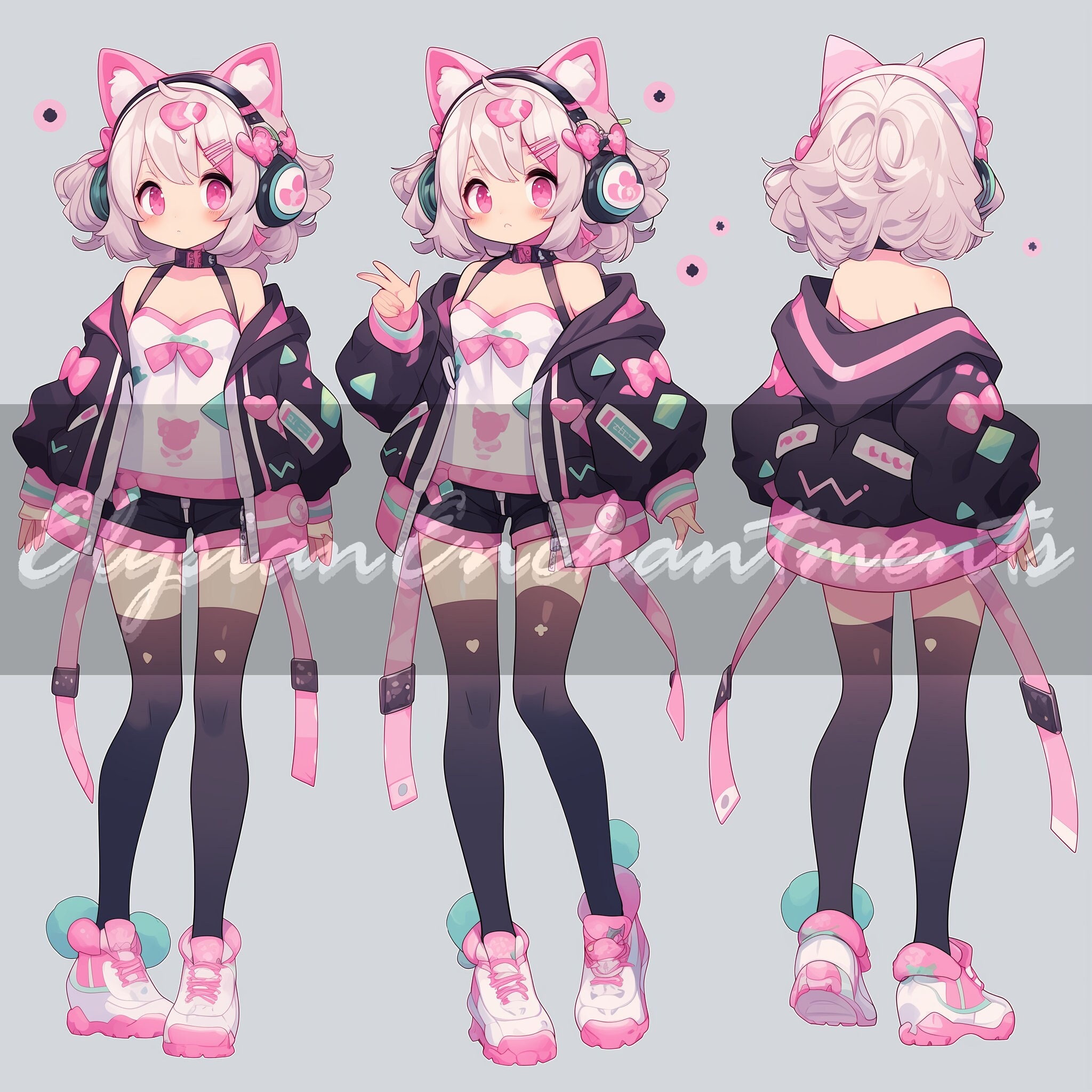 Adoptable bernadette Vtuber Character Adoptable, Female OC Design ...
