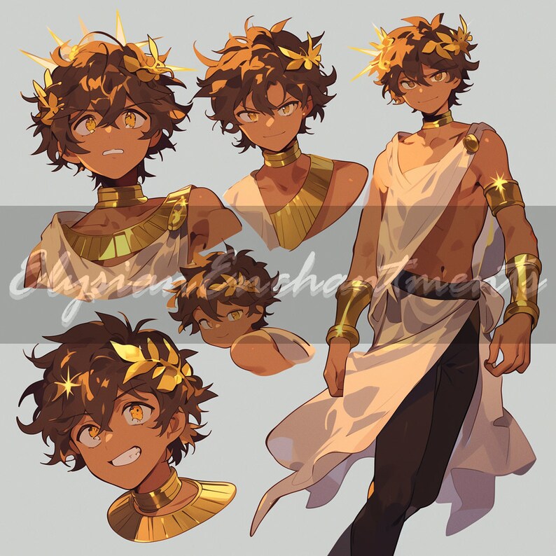Adoptable atticus Young Sun Greek God Boy Youth, Unique Original ...