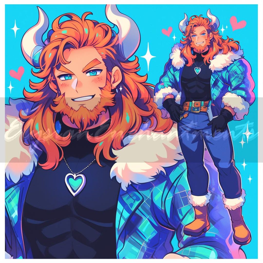 Adoptable emmett Handsome Masculine Cowboy Minotaur Satyr Male Design ...