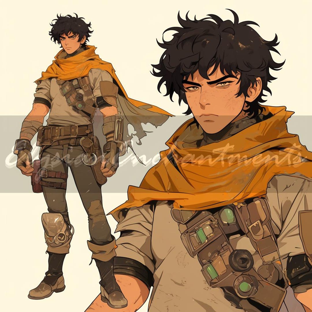 Adoptable birch Apocalyptic Wasteland Wanderer Male Design, Unique ...