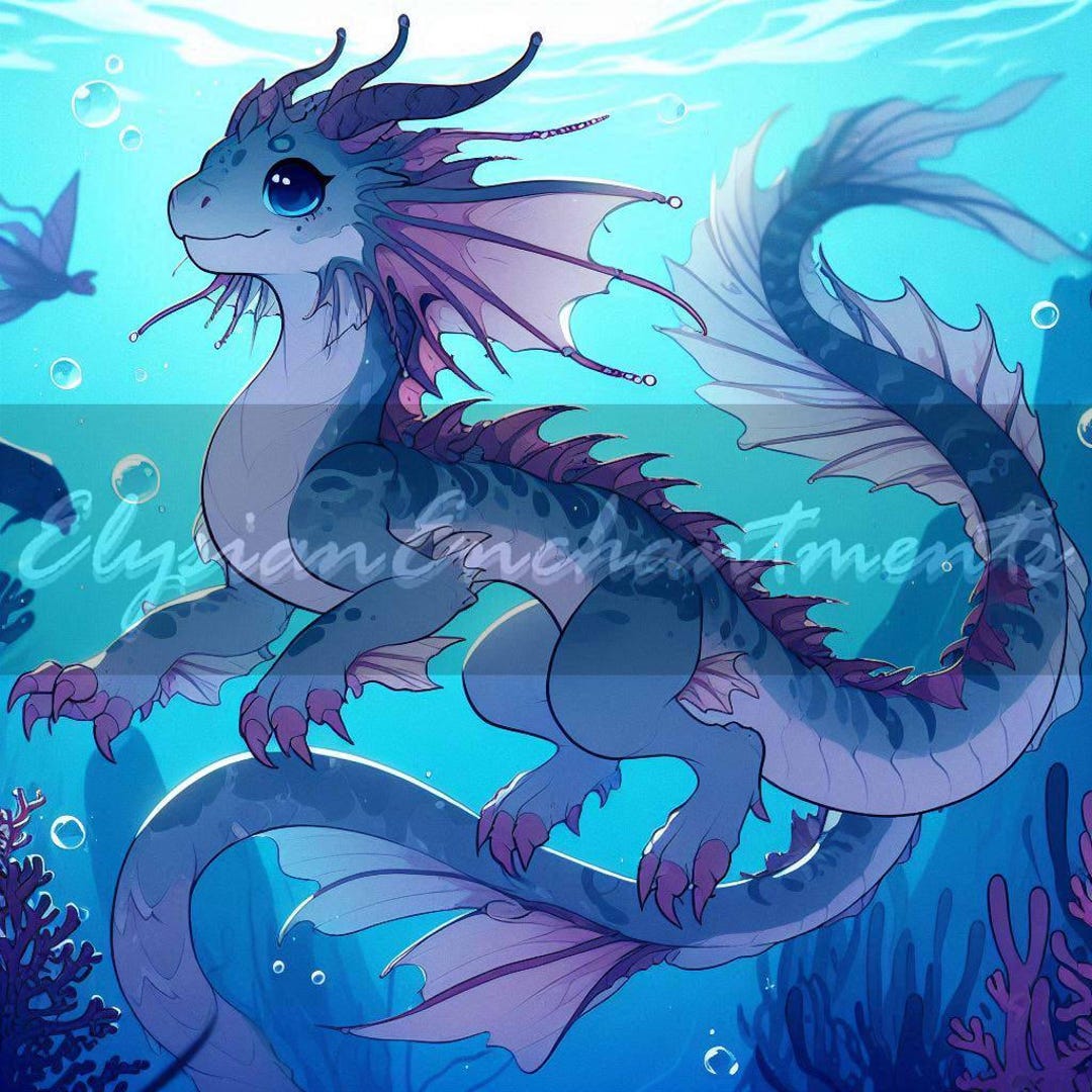 Adoptable - Dragon Seahorse Underwater Monster Mermaid Feral Furry ...