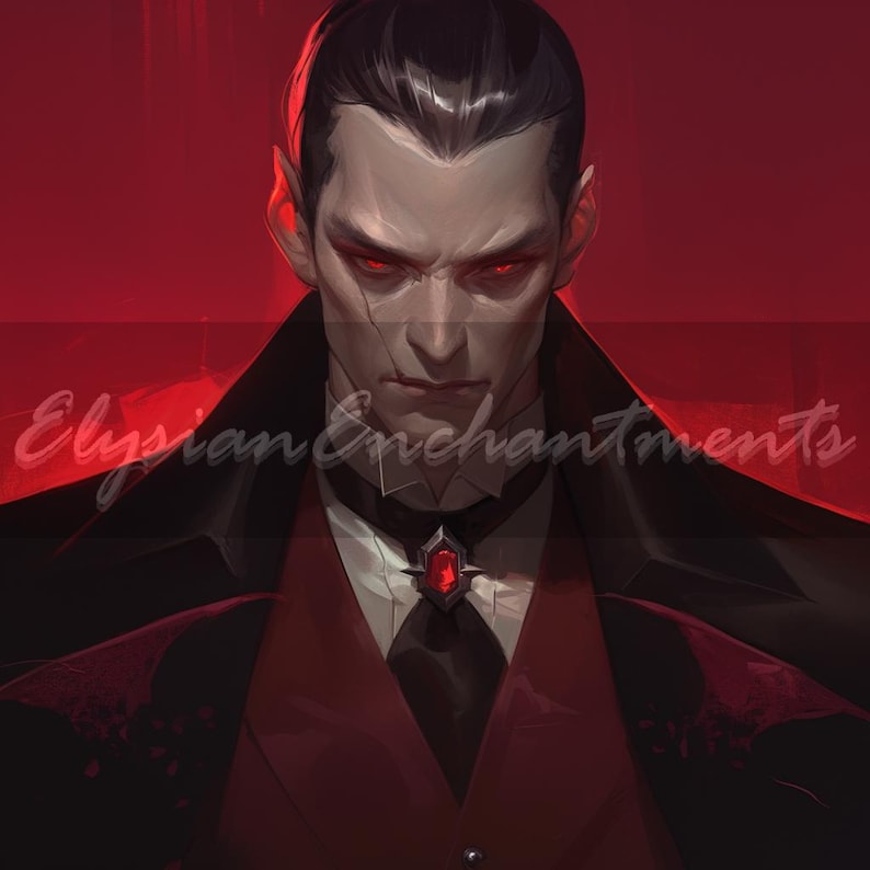 Male Vampire Portraits Adoptables Batch - Reference Sheets, Character ...