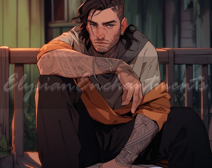 Adoptable - "keith" - Original Character Adoptable, Male NB Punk Human ...