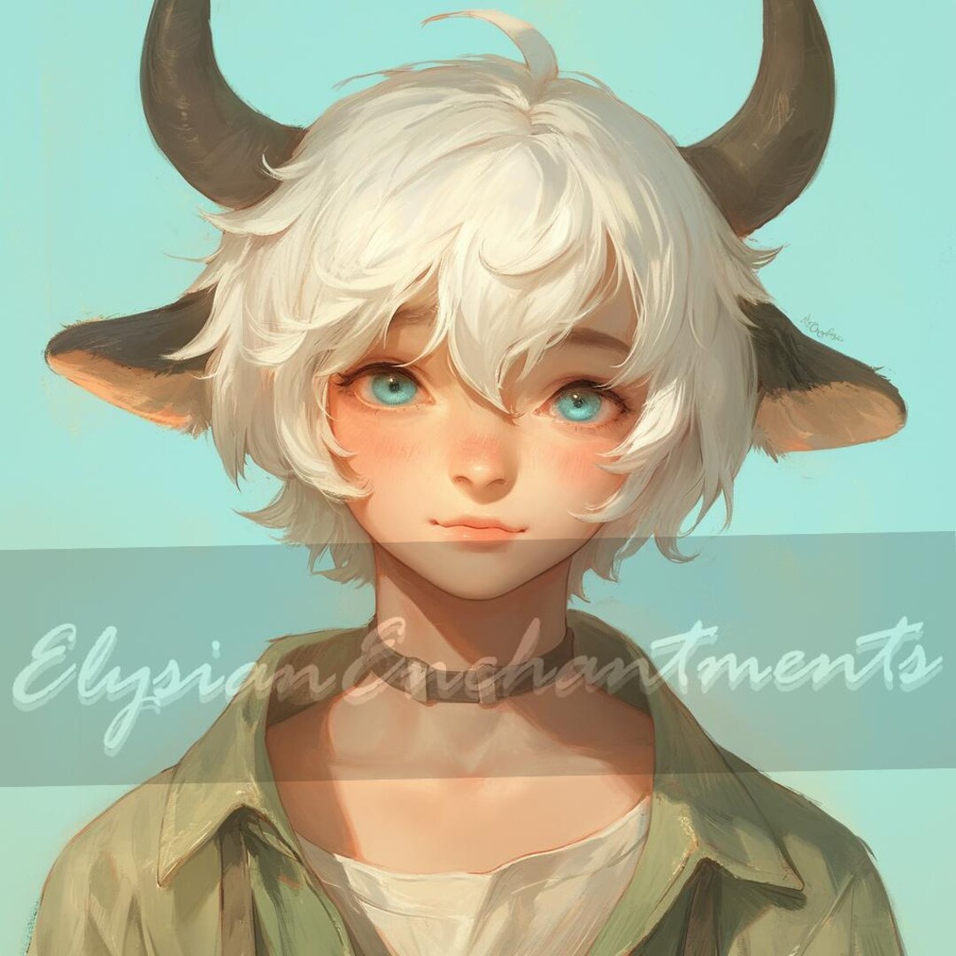 Adoptable - "dexter" - Male Horned Minotaur Satyr Cowboy Design, Unique ...