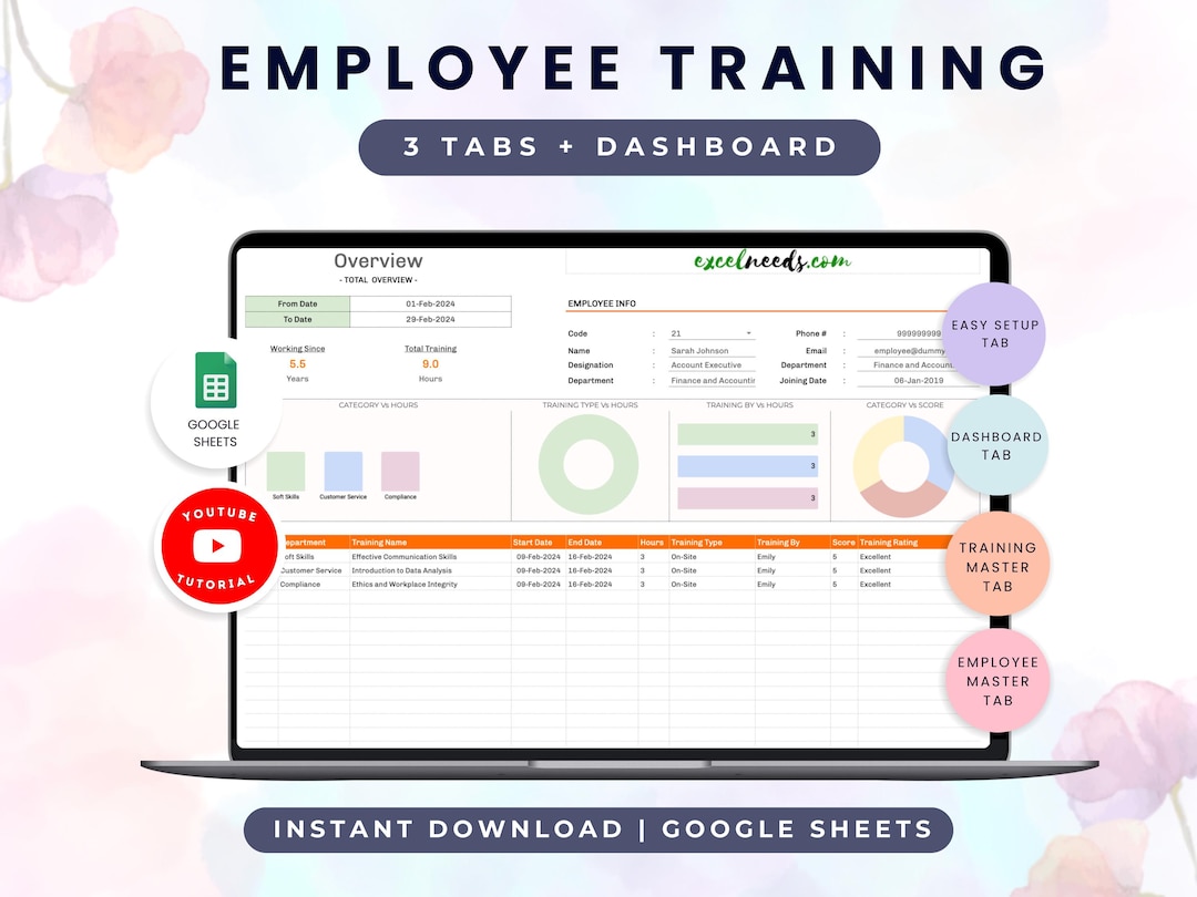 Employee Training Tracker, Employee Development, Staff Development ...