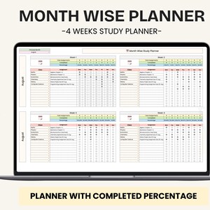 Academic Planner, Student Planner Back to School Printable 2024-2025 ...