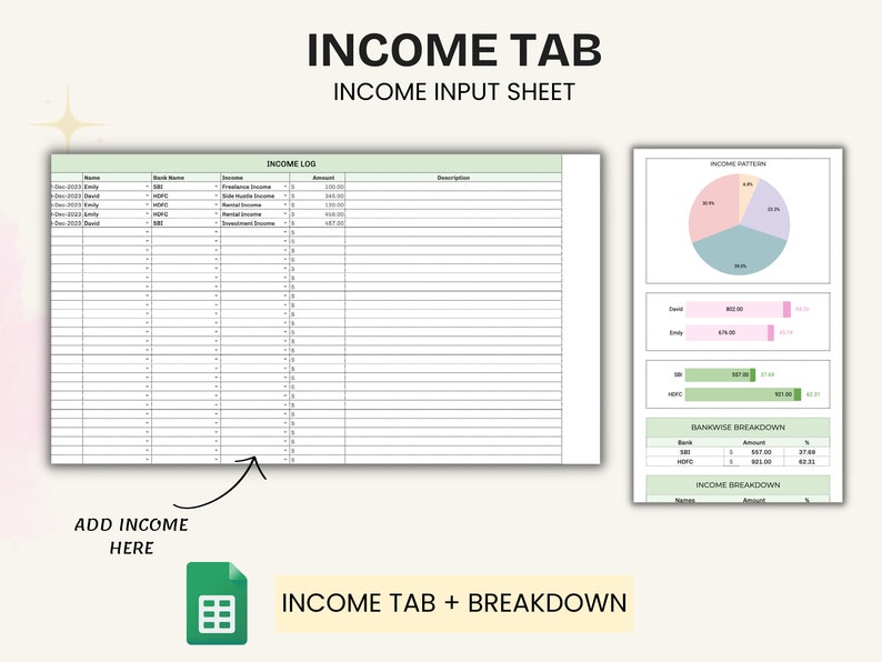 Couples Budget Planner Spreadsheet, Shared Expenses, Joint Finances ...