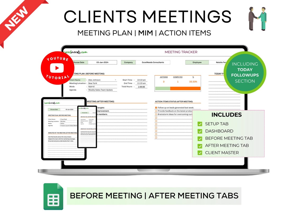 Client Tracker Client Meetings Tracker Google Sheets Templates ...