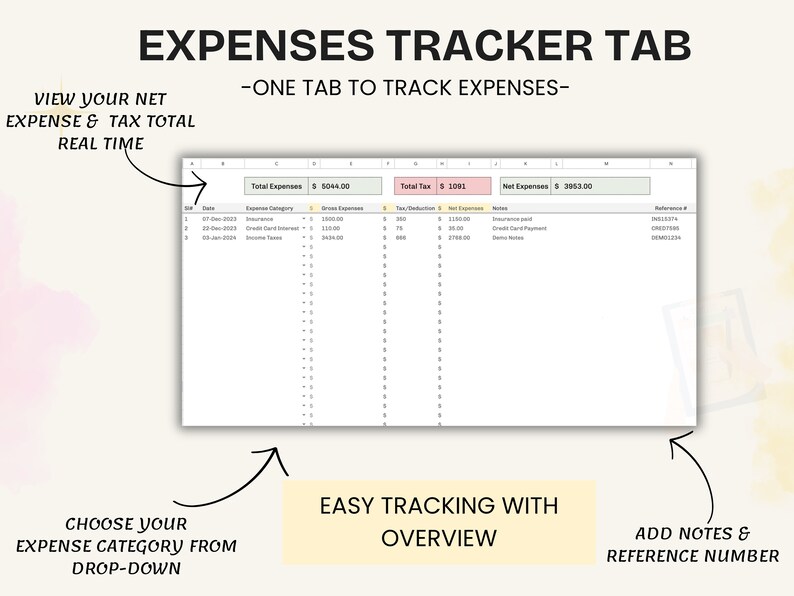 Small Business Bookkeeping, Easy Income and Expense Tracking ...