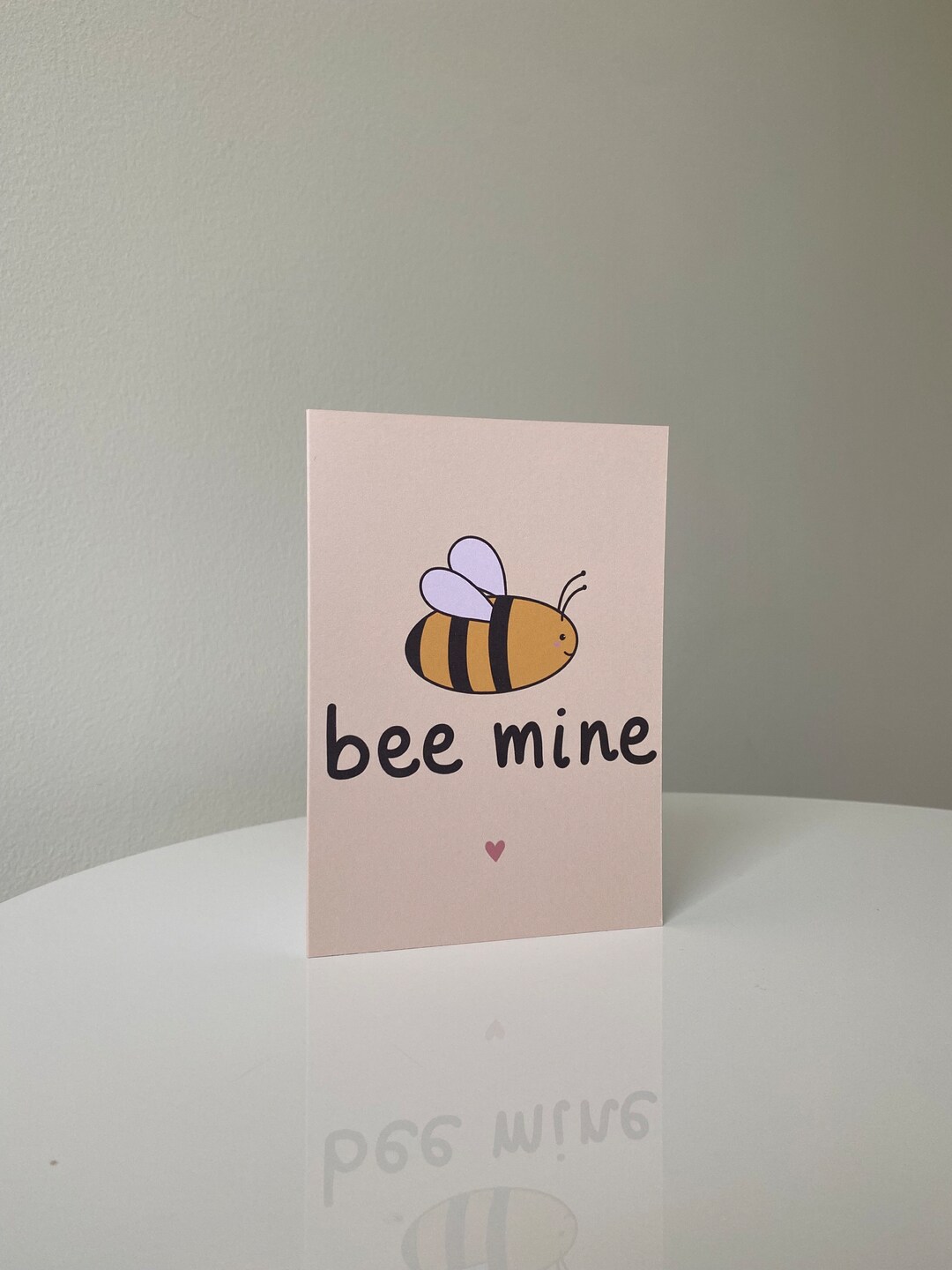 Bee Mine Valentines Day Card - Etsy