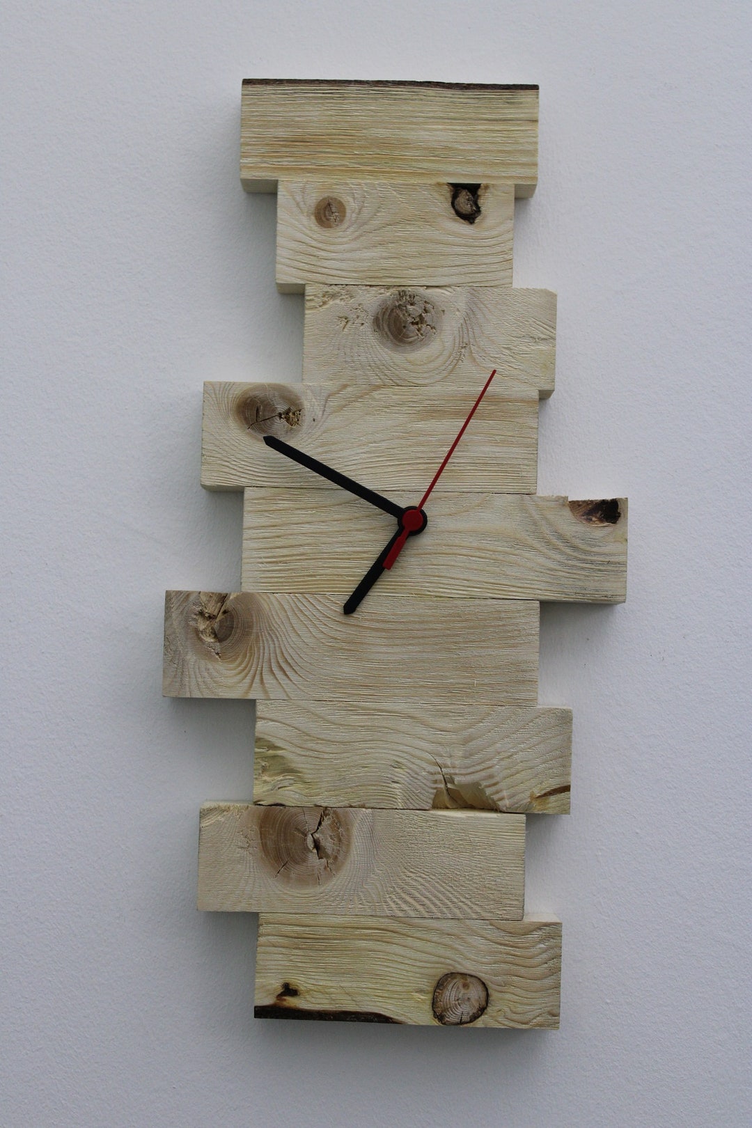 Abstract Clock Wall Art Wall Decoration Home Decor Personal Gift Wooden ...