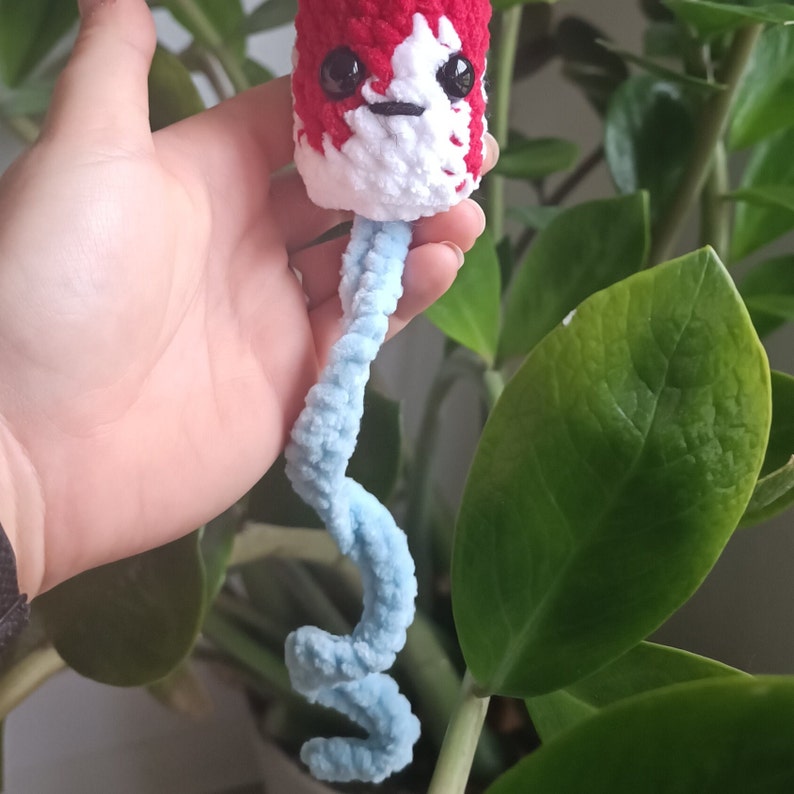 Vampire Teabag - Tampon Crochet Pattern English (US) and German - Etsy