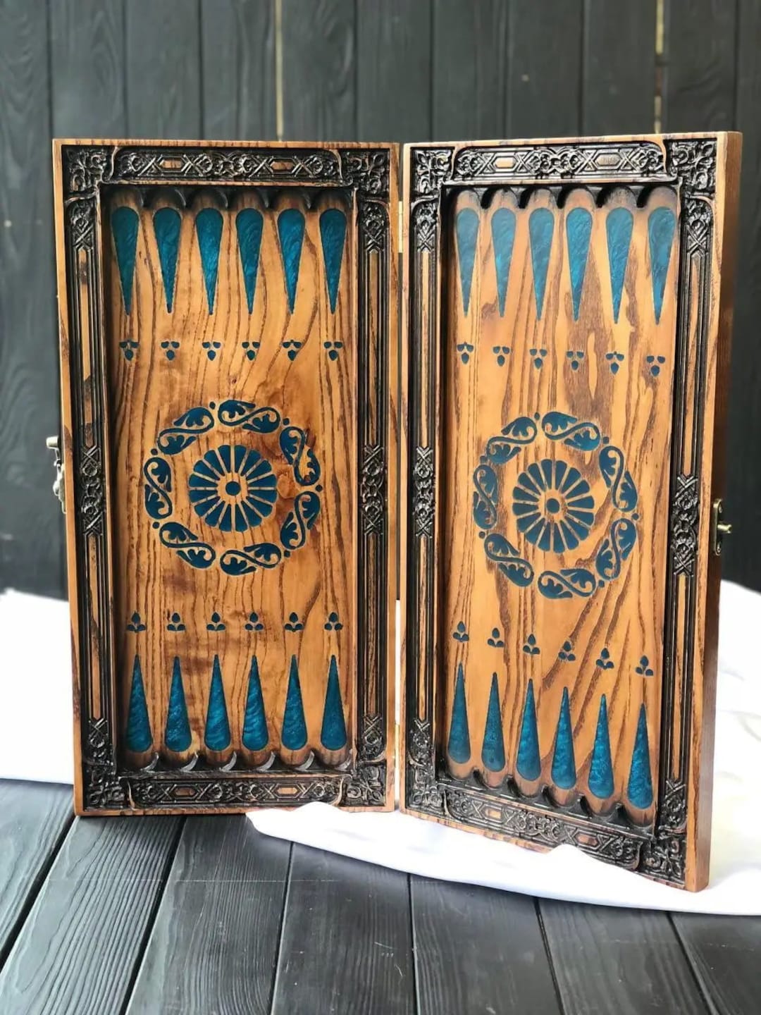 Original Wooden Backdrops With Epoxy Resin, 4824 Cm, 190159. Exclusive ...