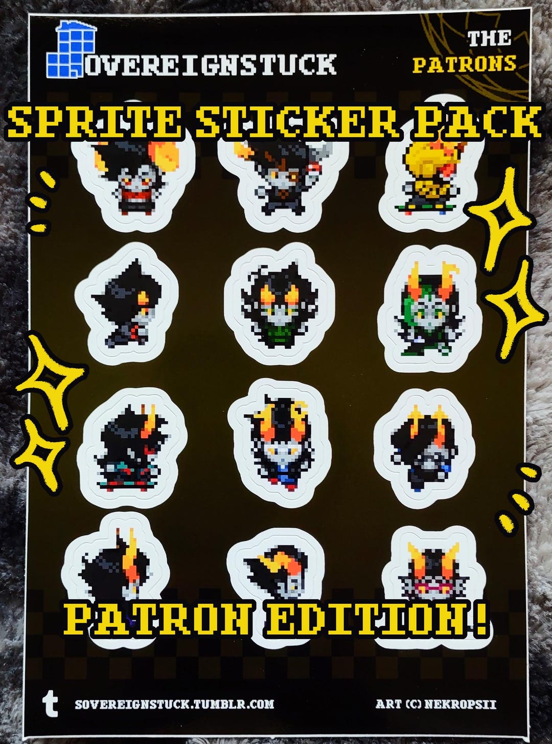 Sprite Sticker Pack (patrons) - Etsy