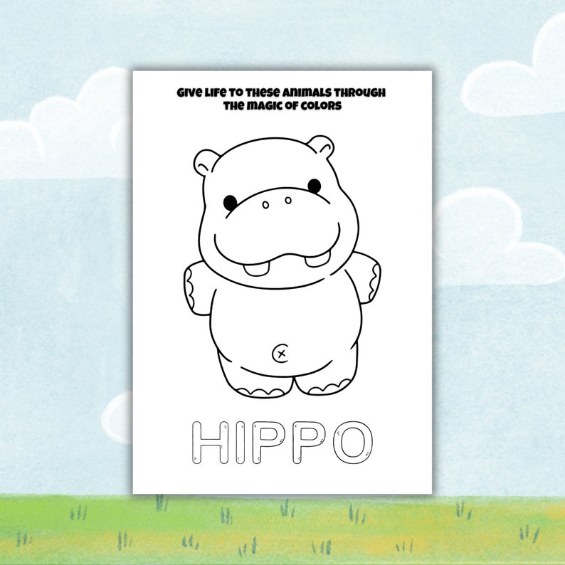 Animals With Names Coloring Pages for Kids Coloring Pages for Kids ...