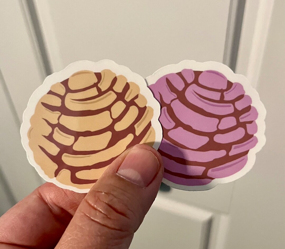 Concha Bread Pan Dulce Mexican Sweet Bread Mexican Concha Sticker ...