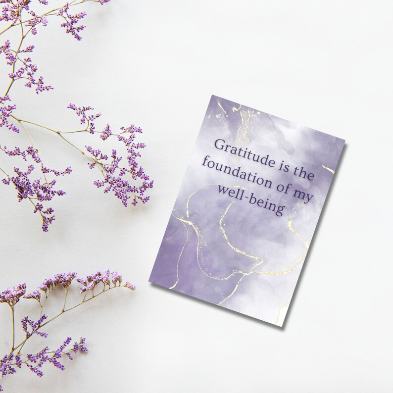 32 Gratitude Affirmation Cards,printable Cards, Affirmation Deck ...
