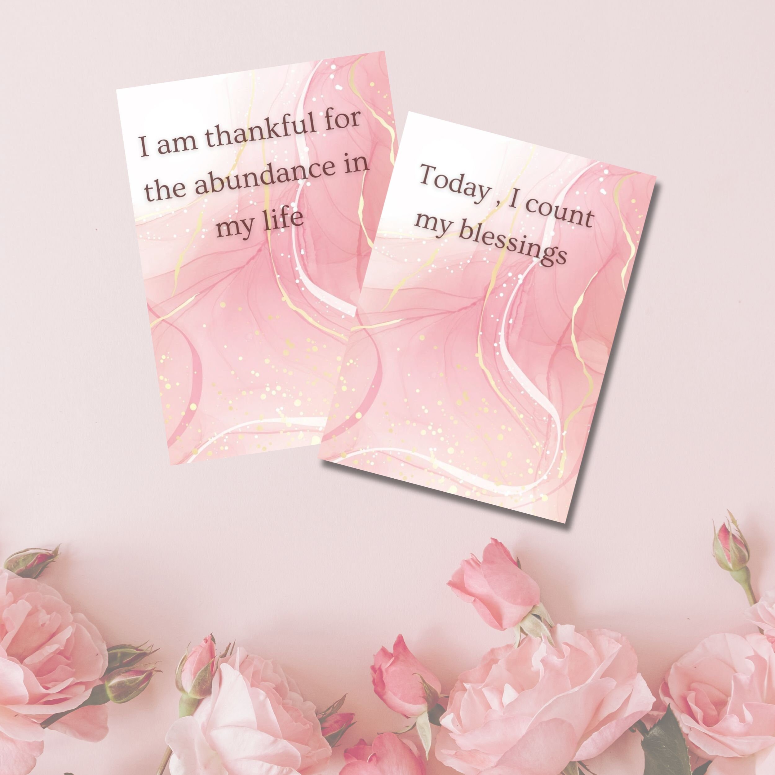 32 Gratitude Affirmation Cards,printable Cards, Affirmation Deck ...