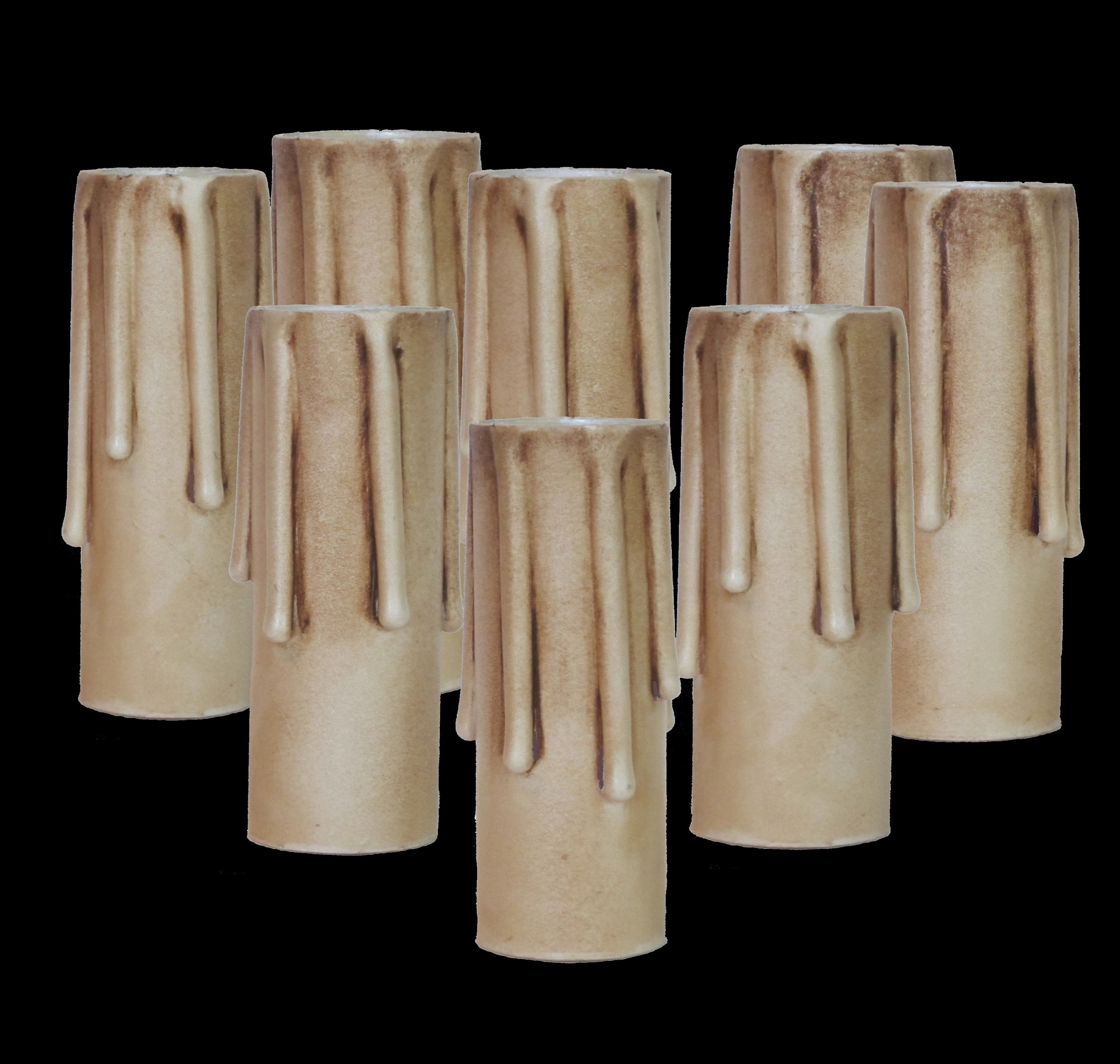 Antique Drip Hi-heat Resin Candle Cover Edison Base E26 Chandelier ...
