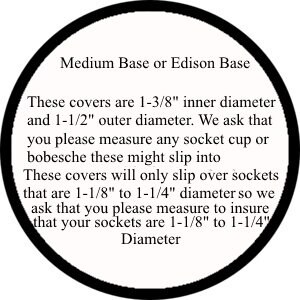 Antique Drip Hi-heat Resin Candle Cover Edison Base E26 Chandelier ...