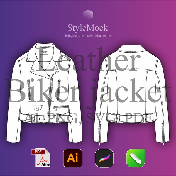 Biker Jacket - Etsy