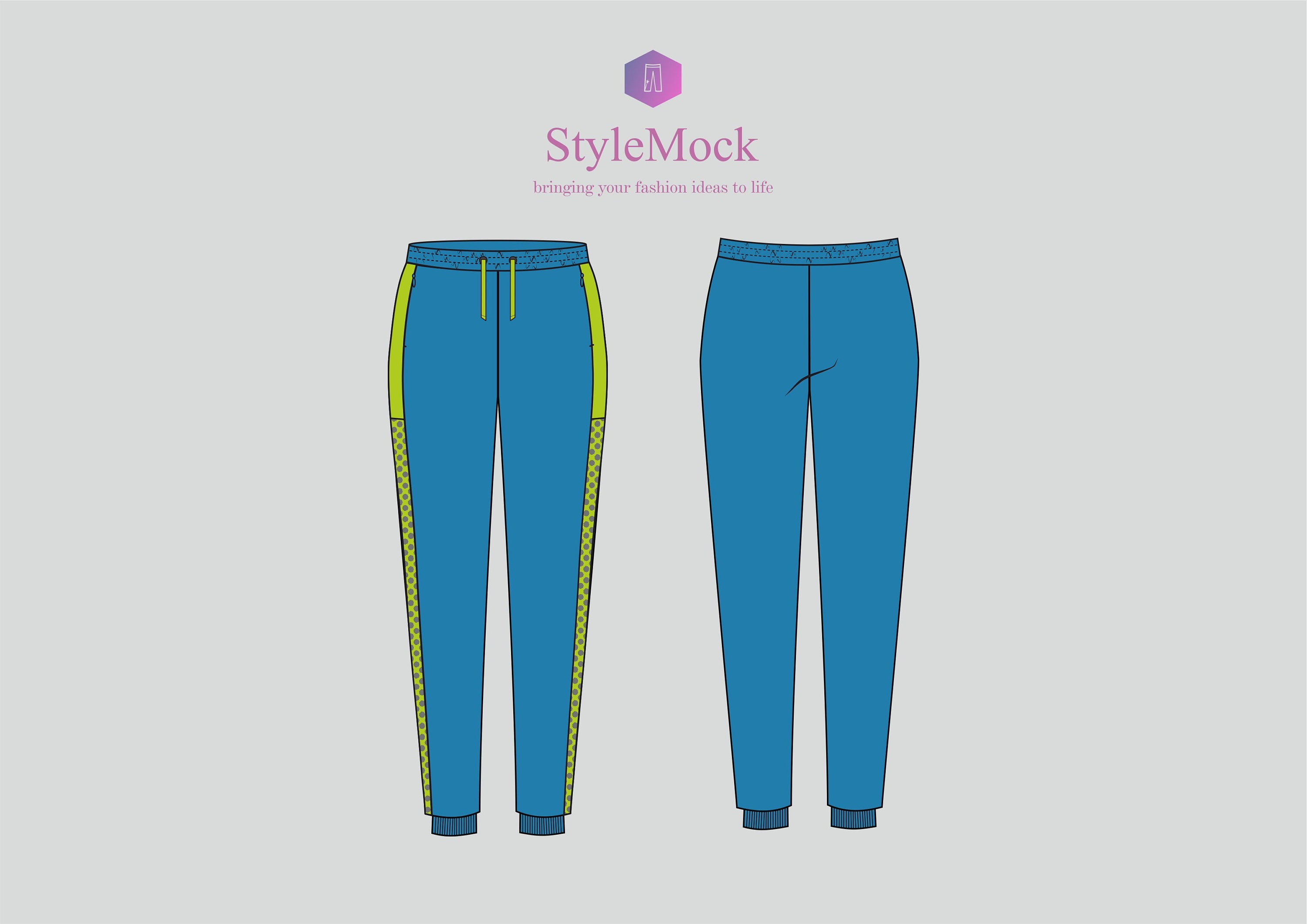 Track Pants Vector Mockup Illustrator Template Mockup Sportswear ...
