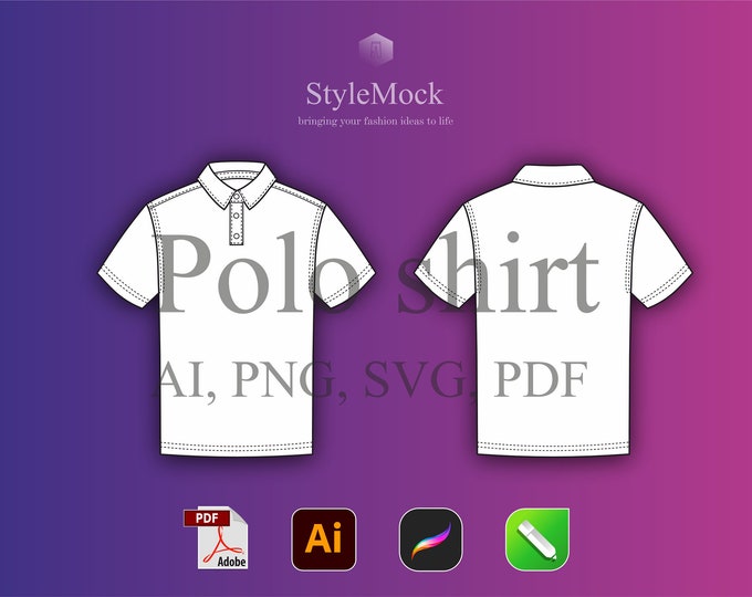 2 Panel tee Vektor Mockup - Illustrator Vorlage T-shirt Skizze ...
