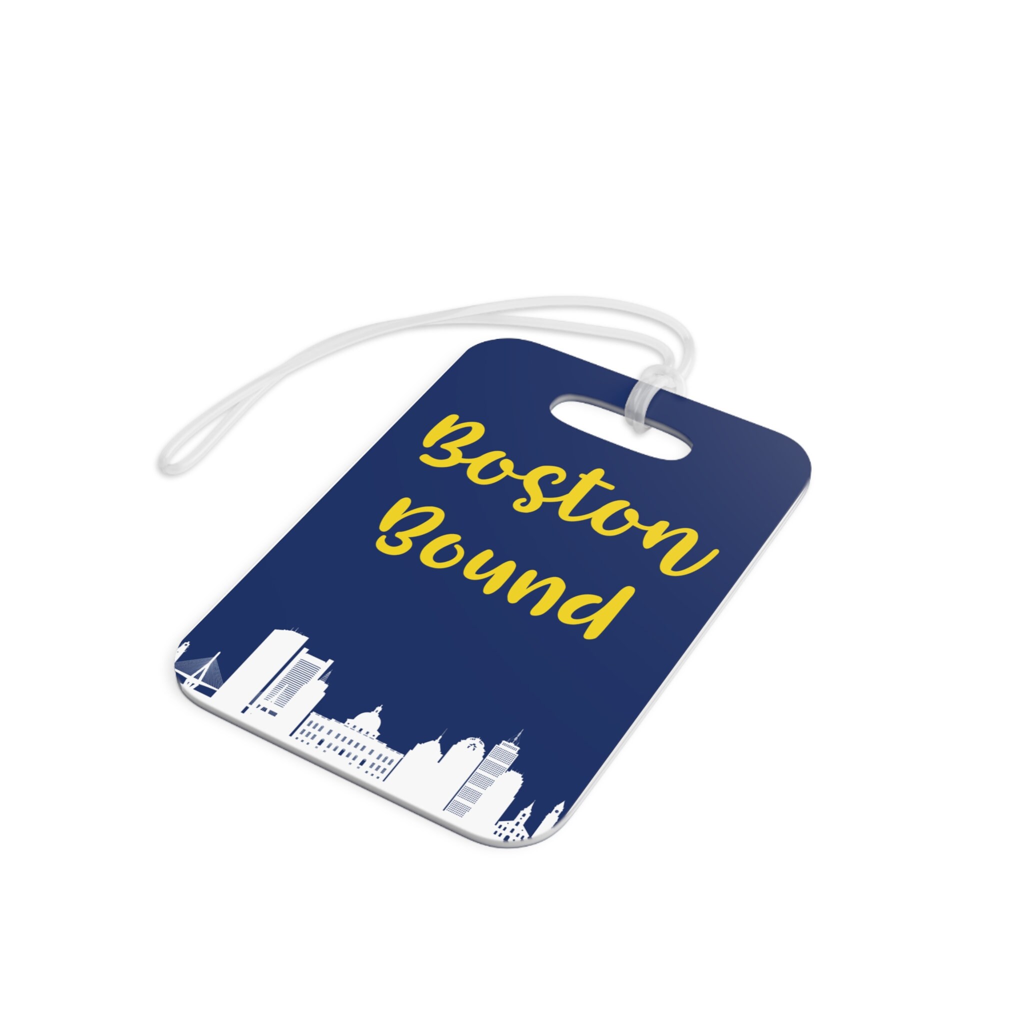 Boston BQ Female Runner Luggage Bag Tag for Marathoners, Boston Bound ...
