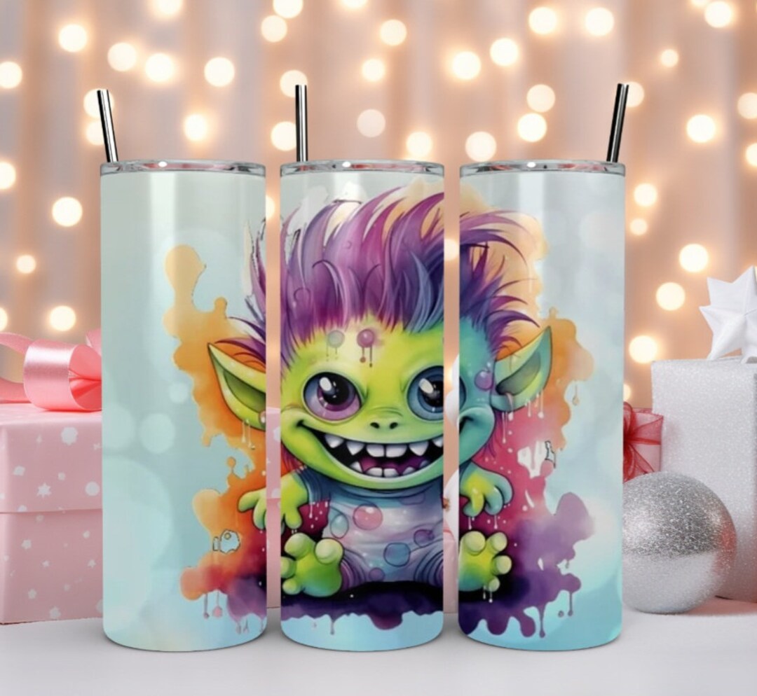 Tumbler / Drinking Cup Monster - Etsy