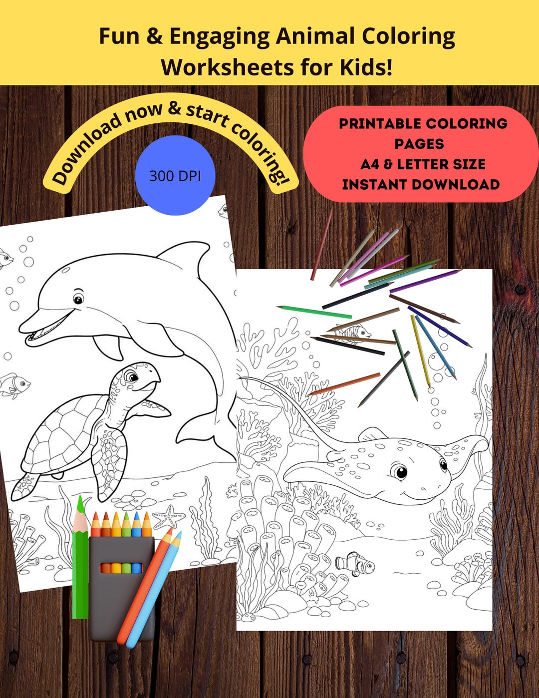 Fun Printable Worksheets | Explore the Ocean World! - Etsy