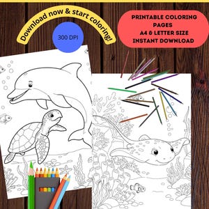 Fun Printable Worksheets | Explore the Ocean World! - Etsy