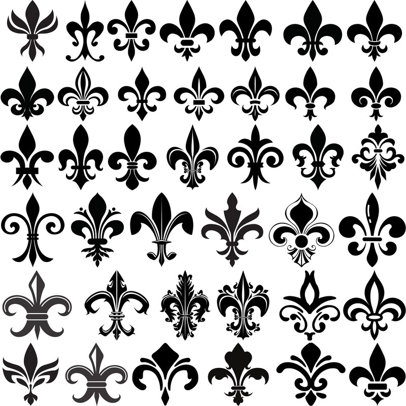 Fleur De Lis Svg - Etsy
