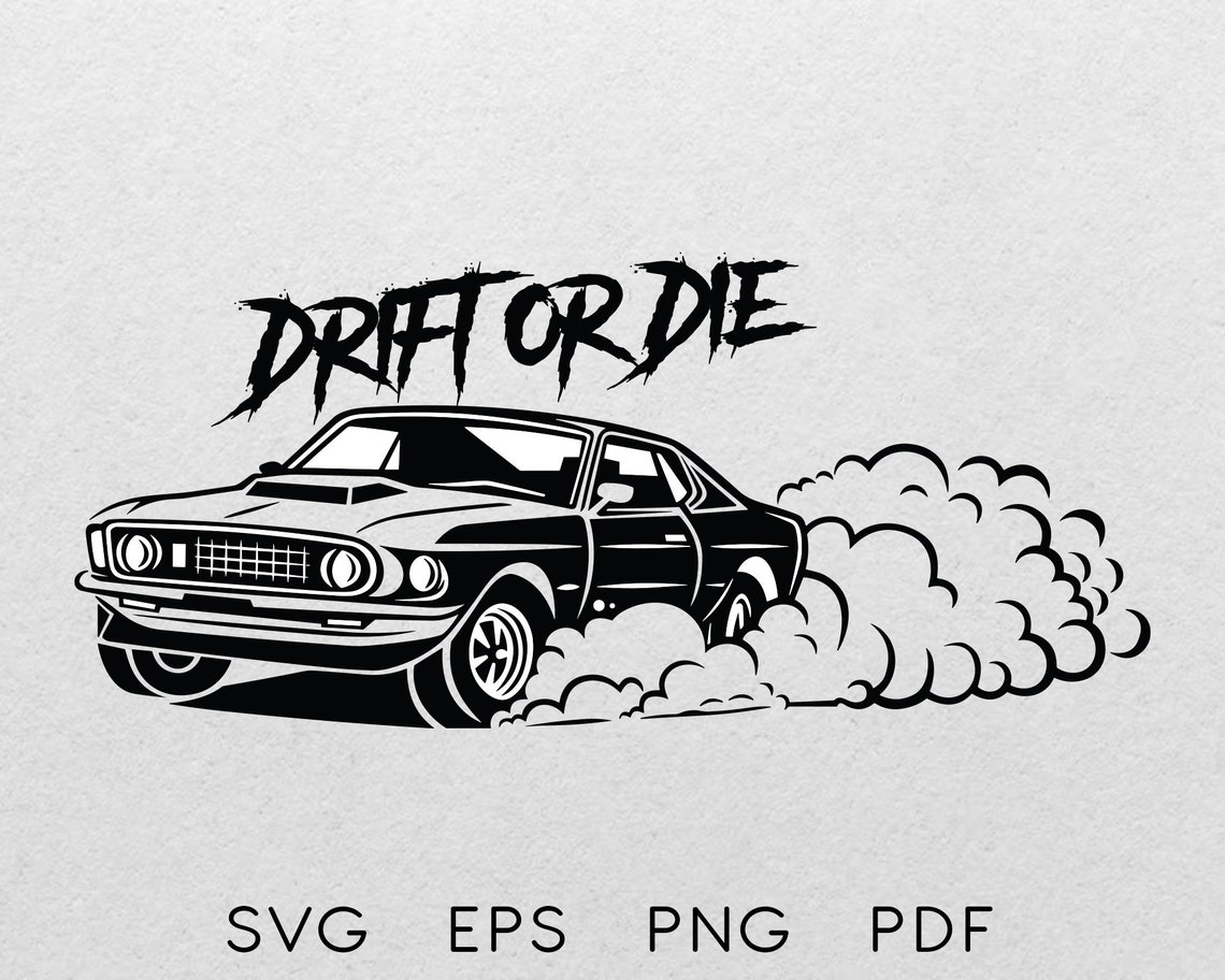 Car Svg, Drift or Die Svg, Race Svg, Car Drift Svg, Burnout Svg, Start ...