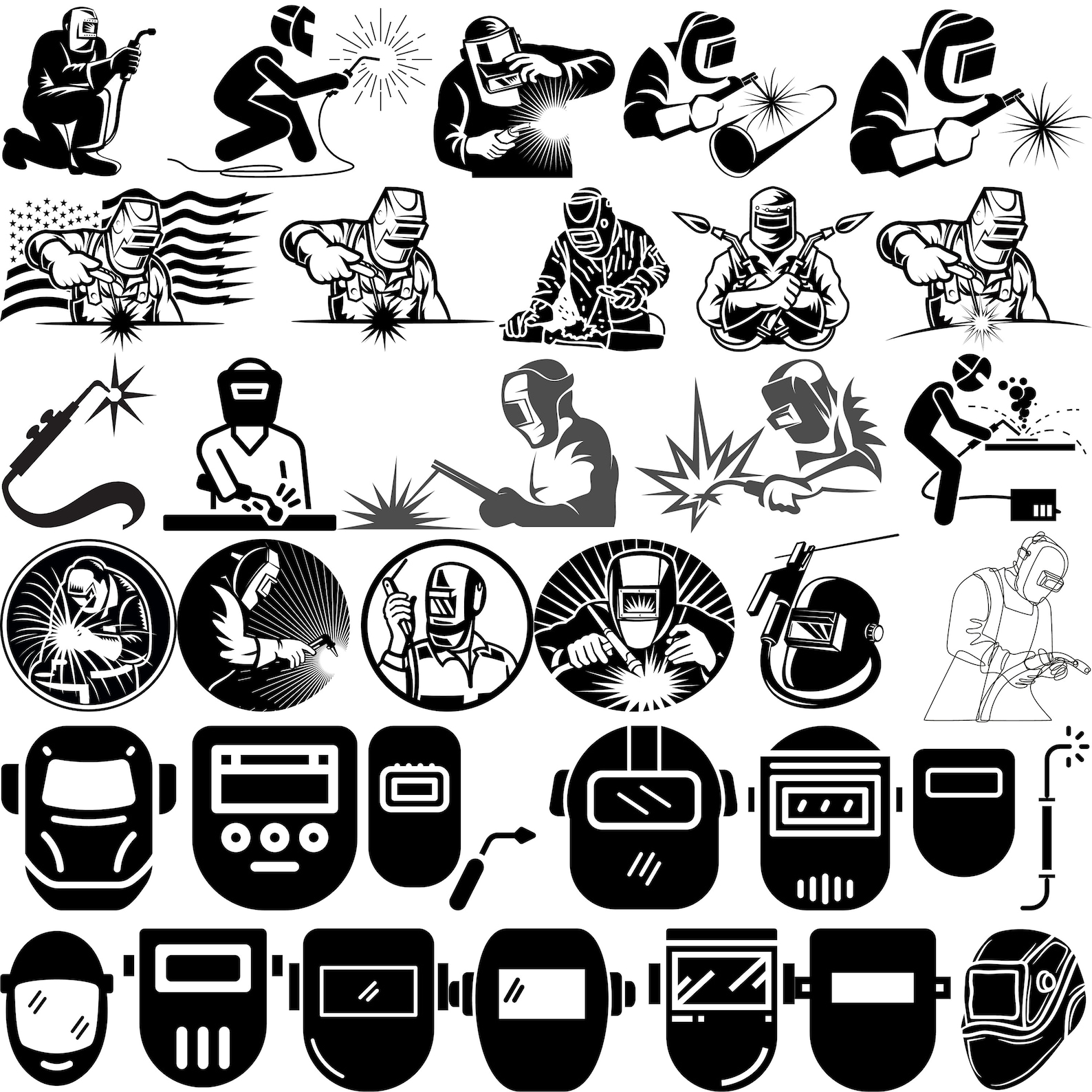 Welder SVG Bundle, Welder Clipart, Welder Vector, Welder Cut Files ...