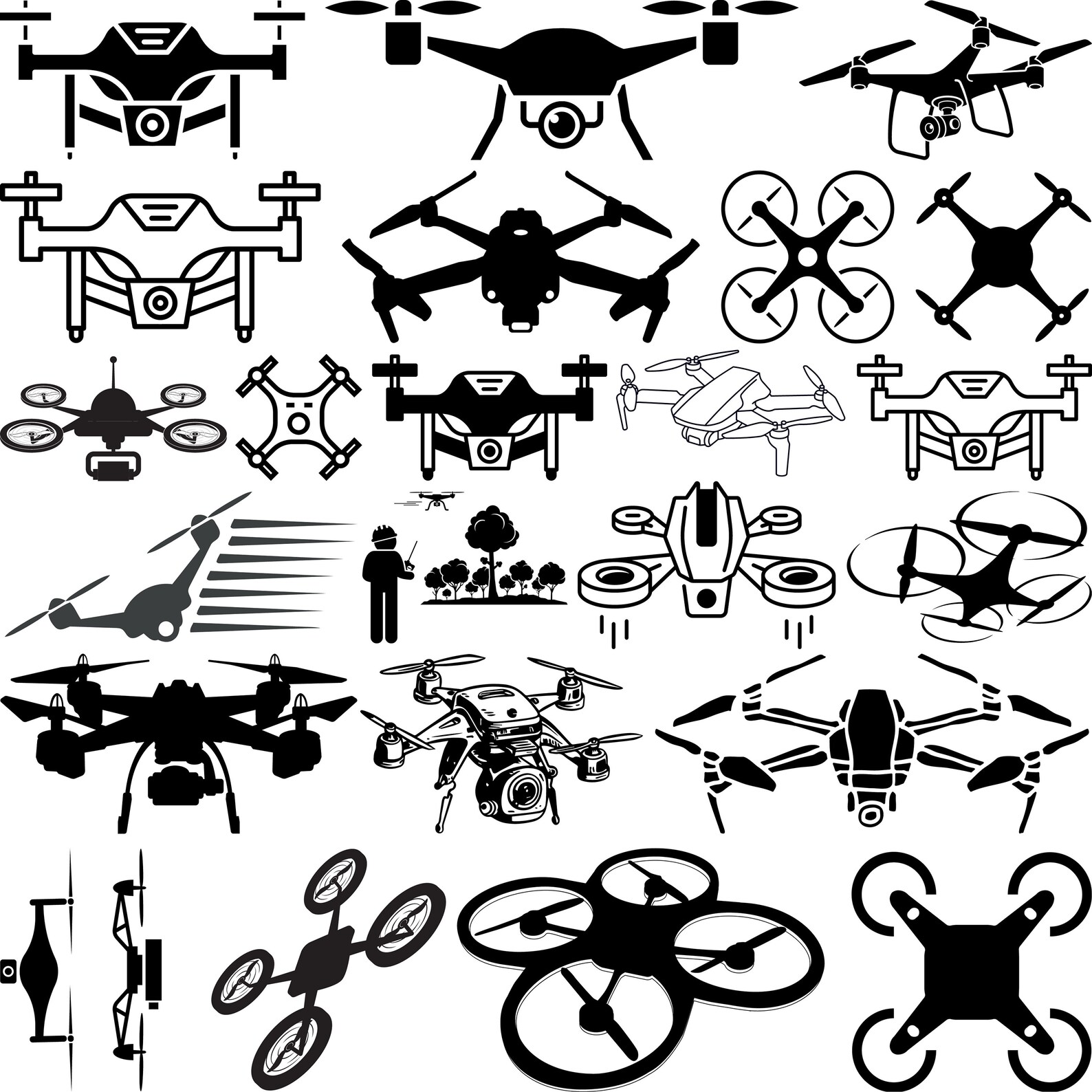 Drone SVG Bundle Drone Pilot Svg Camera Drone Svg Drone - Etsy